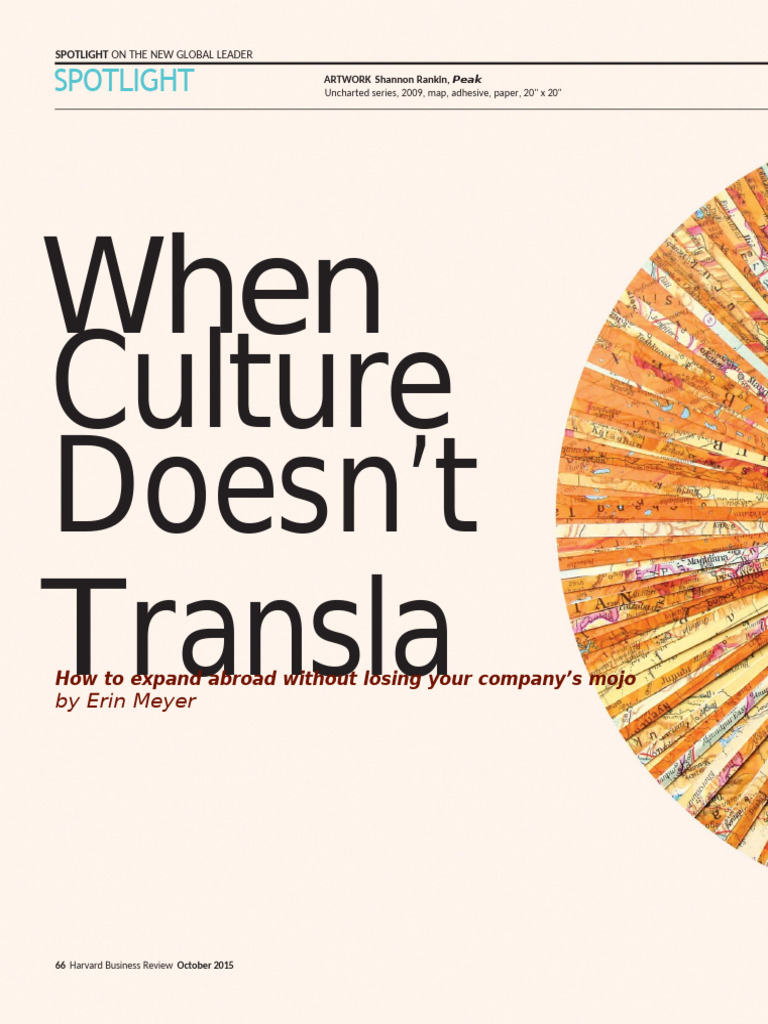 Navigating Cultural Miscommunication | PDF | Organizational Culture
