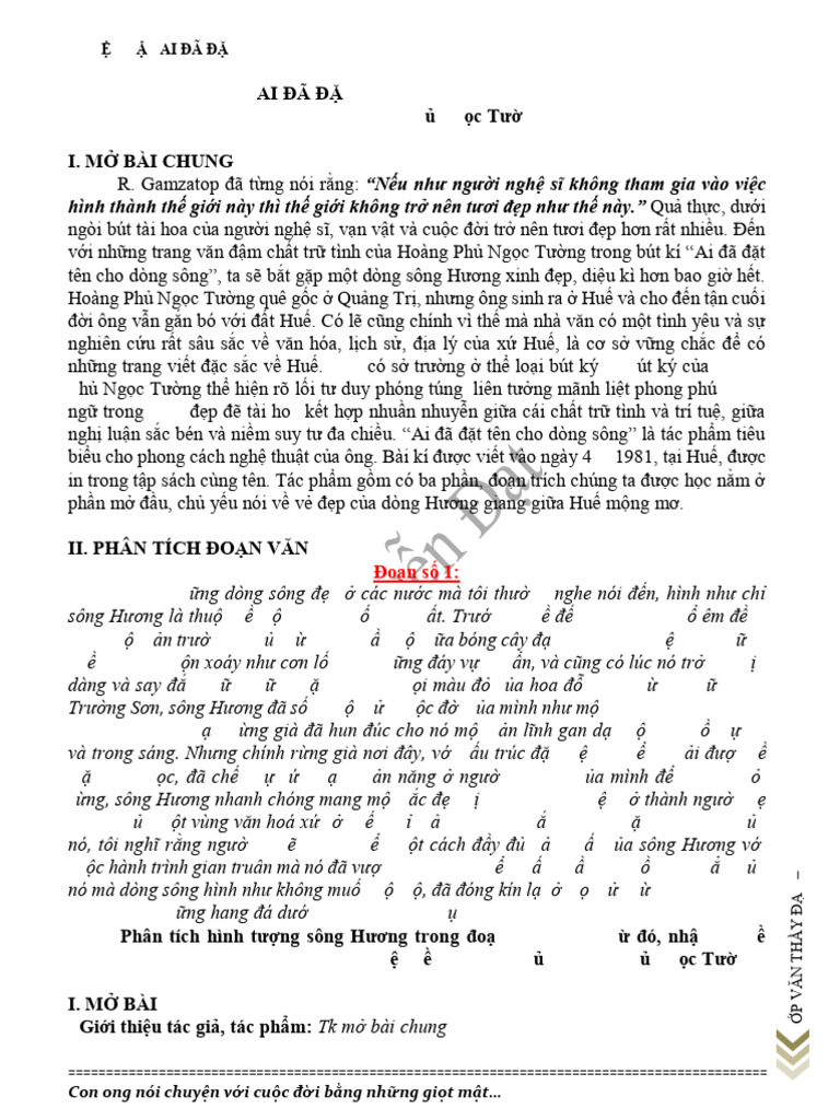 Ngu Van 12 Tacpham SONG HUONG | PDF