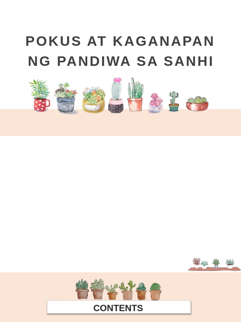 Pokus at Kaganapan NG Pandiwa Sa Sanhi | PDF