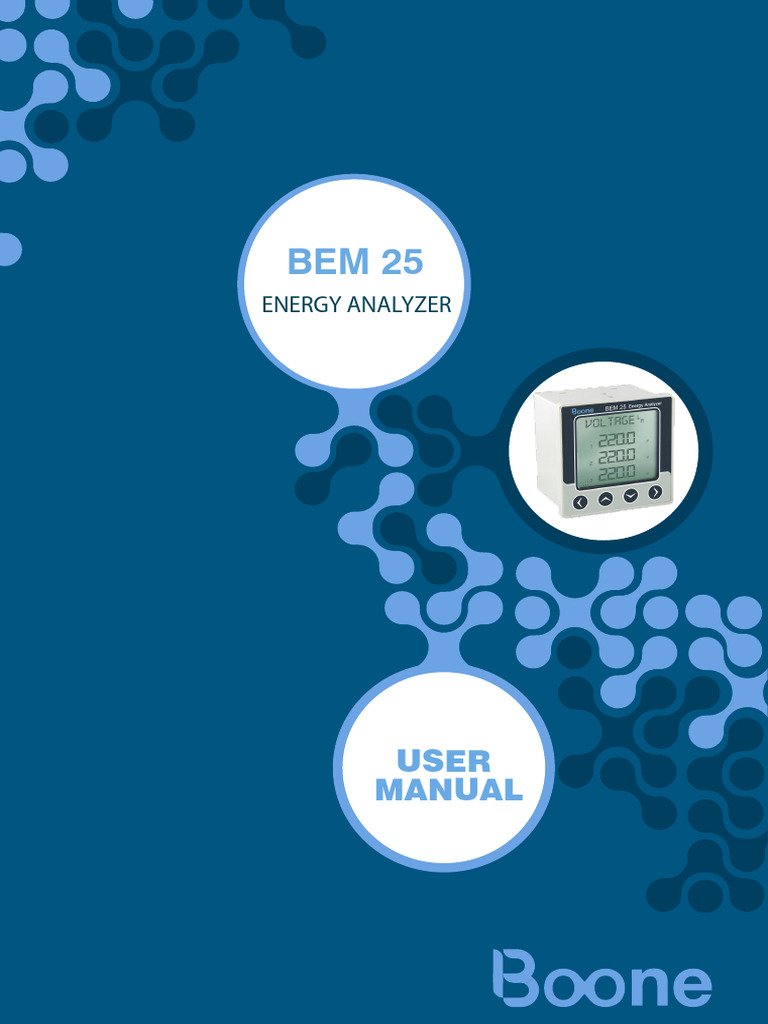 BEM25 User Manual | PDF | Ac Power | Menu (Computing)
