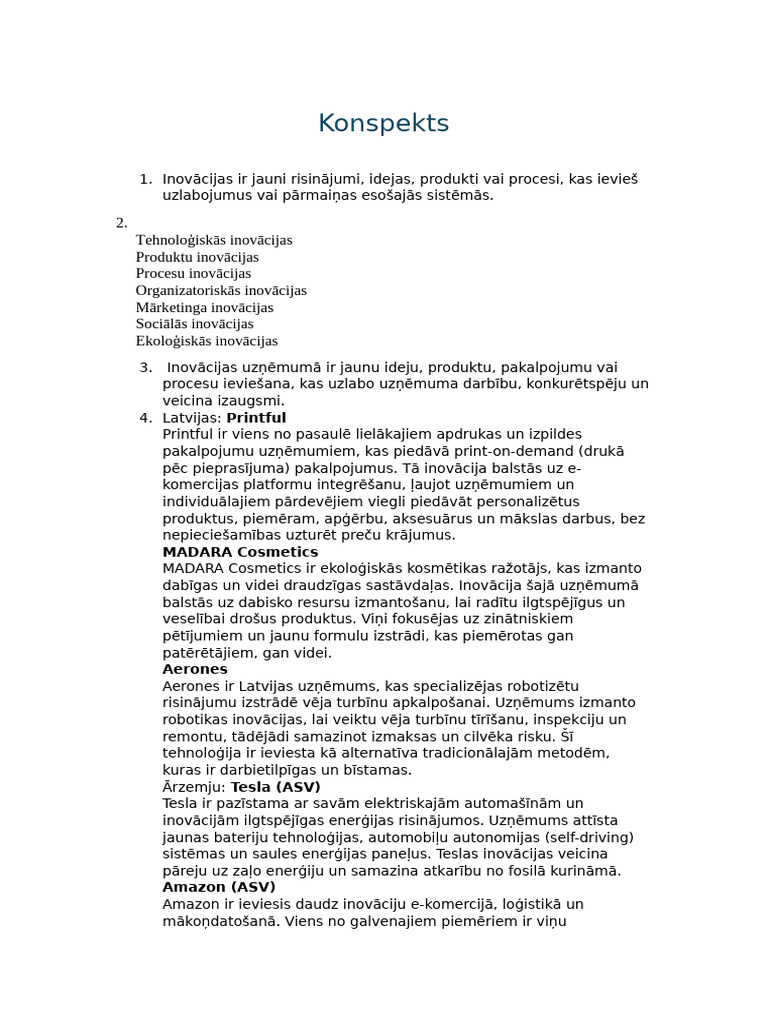 Konspekts - Jurģis Vaivods | PDF