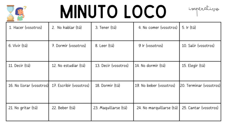 Copia de ¡MINUTO LOCO! PDF | PDF
