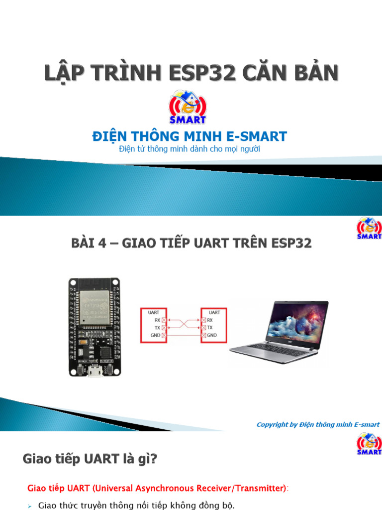 Bai4 - Giao Tiep Uart Tren Esp32 | PDF