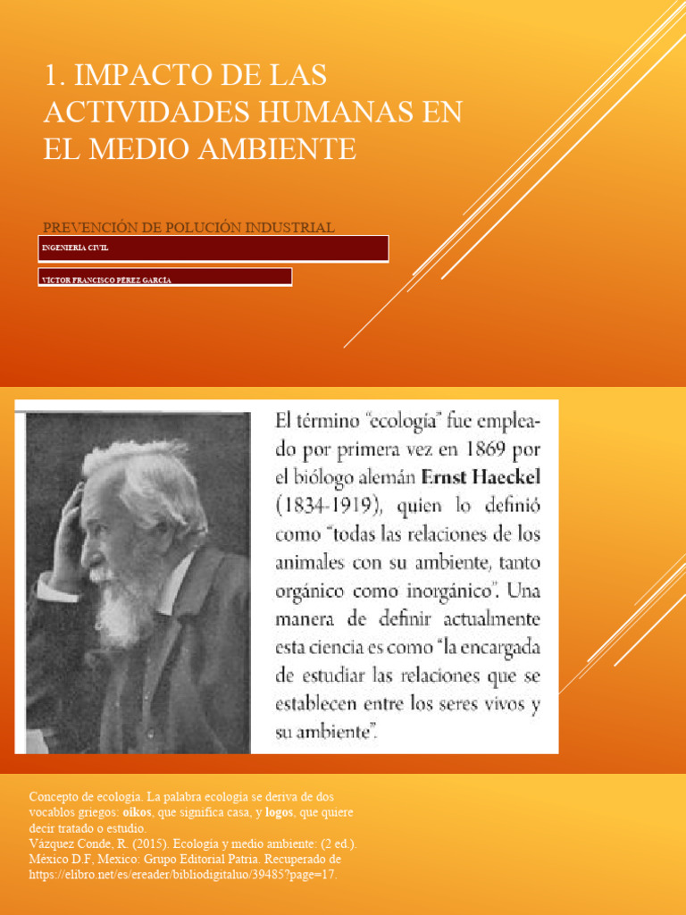 Impacto Humano en el Medio Ambiente | PDF | Entorno natural | Ecología
