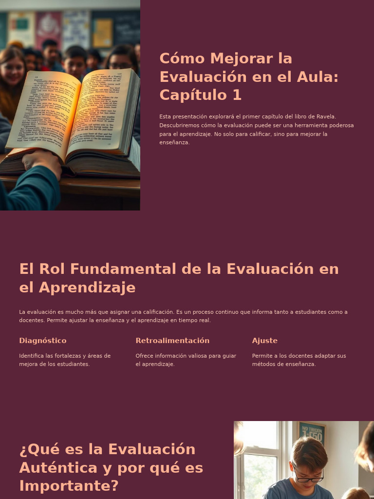Como Mejorar La Evaluacion en El Aula Capitulo 1 | PDF | Evaluación ...