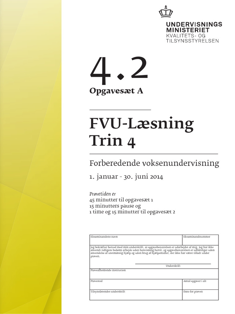 Trin 4 2 A Opgave | PDF
