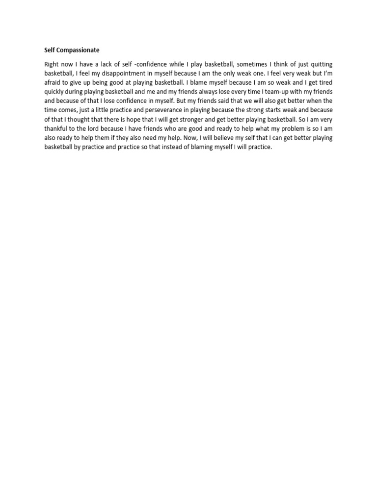 Self Compassionate | PDF