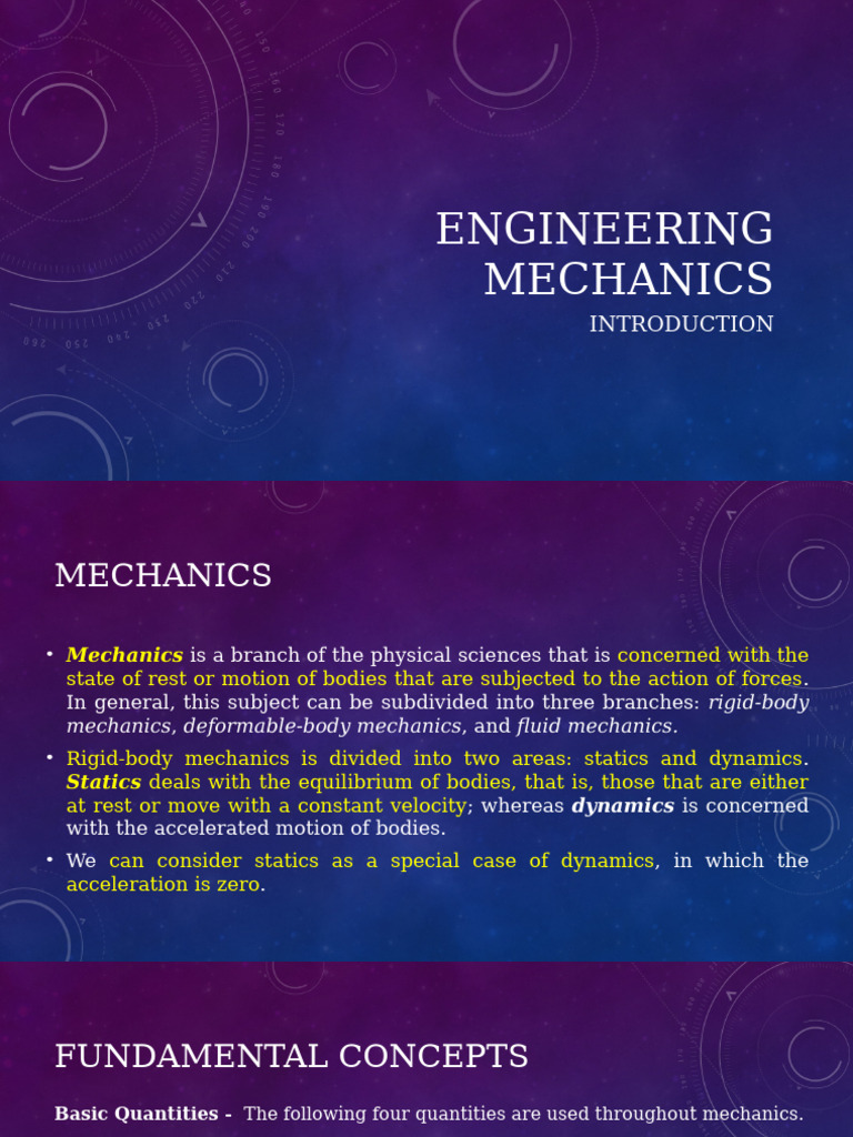 LESSON 1 - INTRODUCTION | PDF | Force | Mechanics LESSON 1 - INTRODUCTION | PDF | Force | Mechanics