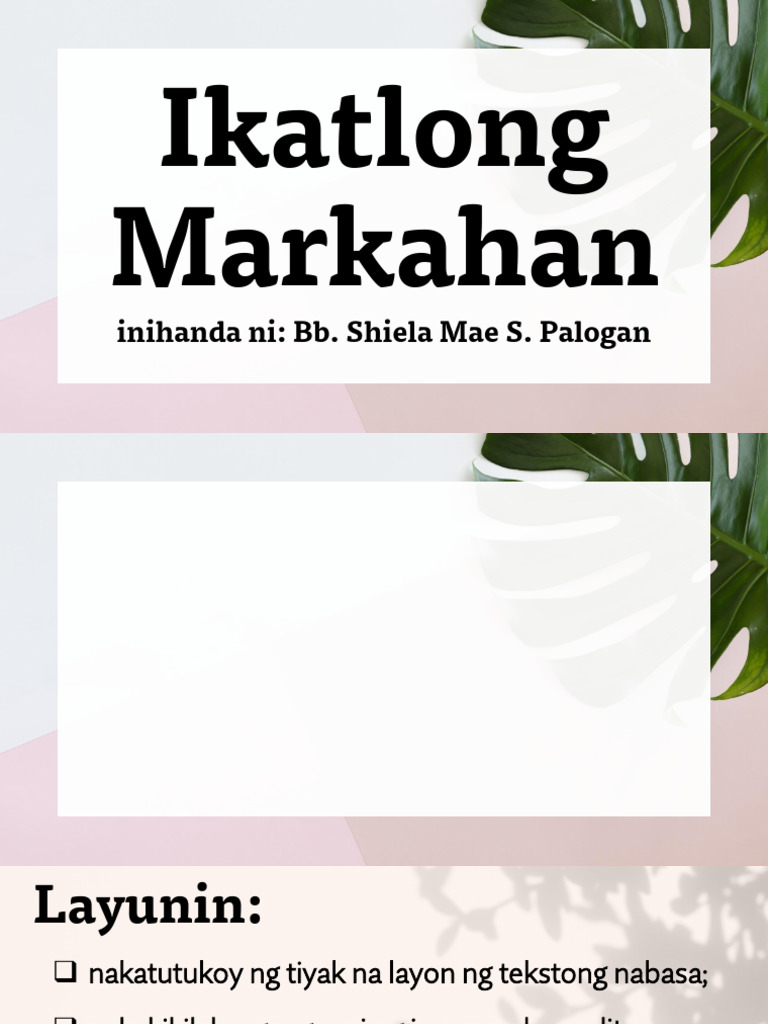 Ikatlong Markahan Sa Filipino 8 Reviewer 24 25 | PDF