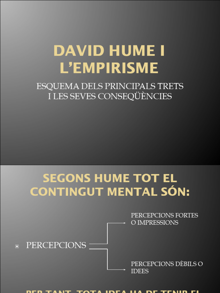 Esquema Hume | PDF