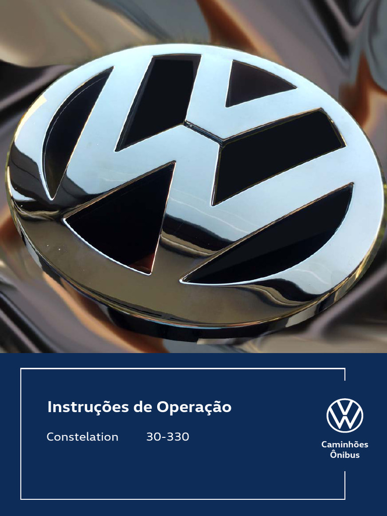 Manual de Operação Vw 30330 Constellation | PDF | Óleo de motor ...