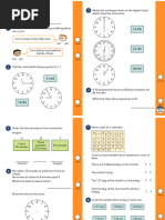Converting Time - Past SATs Questions and Answers | PDF