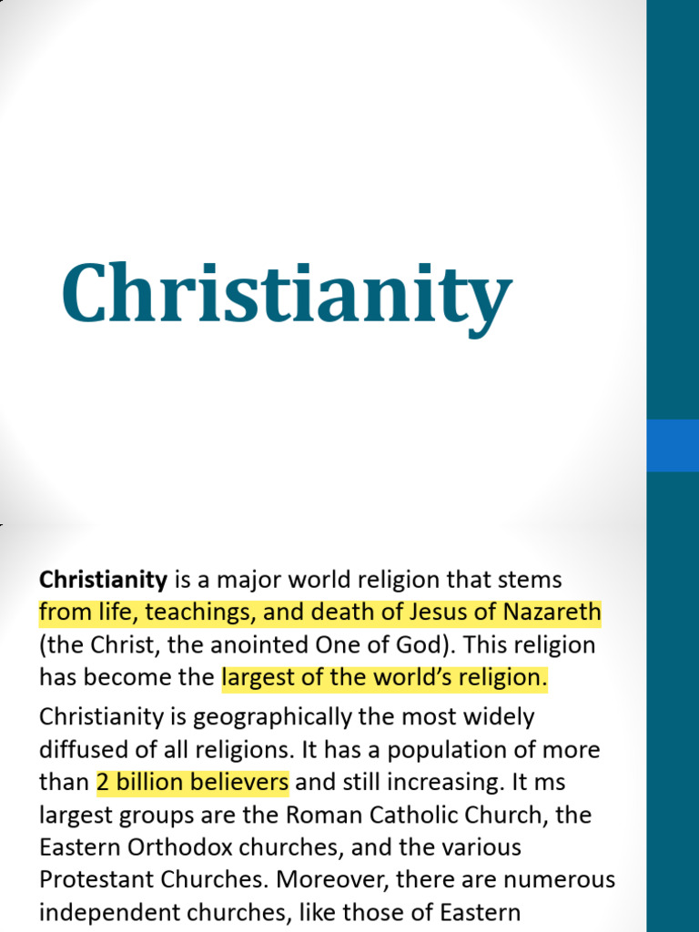 LESSON-5-CHRISTIANITY | PDF | Old Testament | Jesus