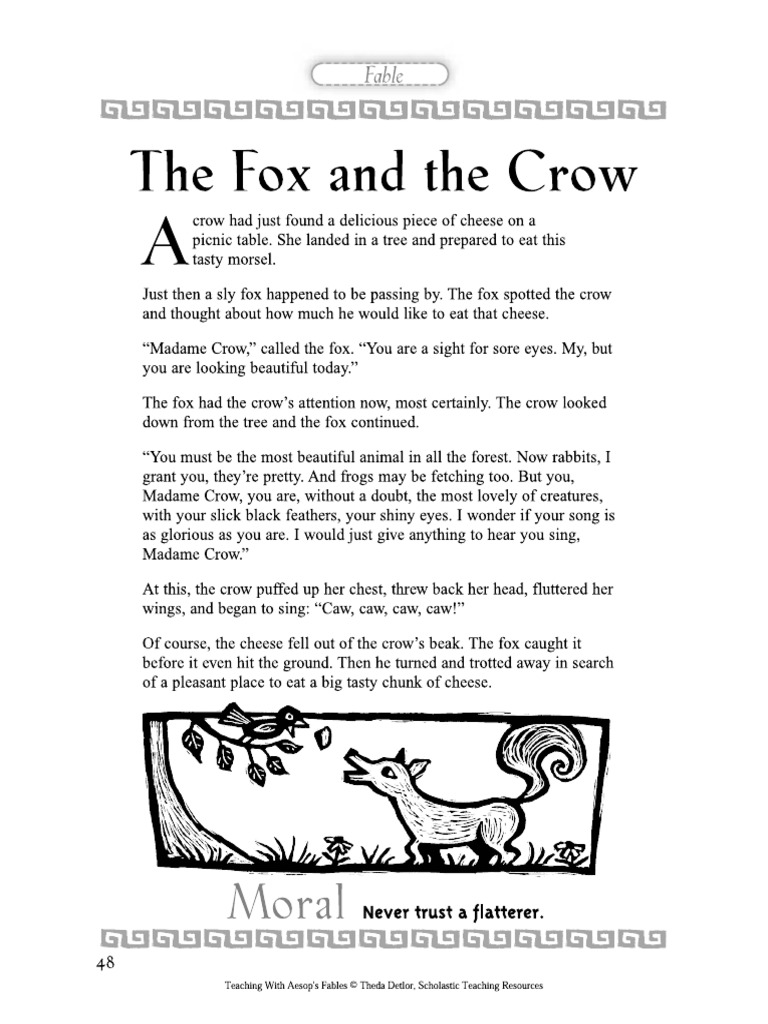 THE FOX AND THE CROW | PDF