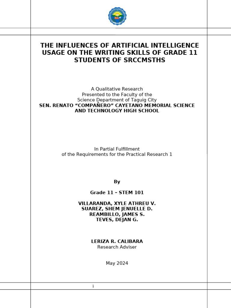 G11 Group 2 Final Paper | PDF | Artificial Intelligence | Intelligence (AI) & Semantics