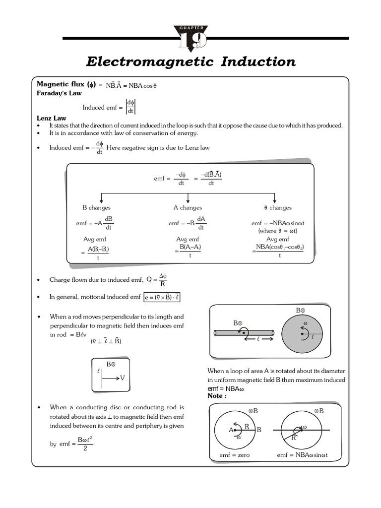 Electromagnetic Induction | PDF | Electromagnetic Induction | Inductor