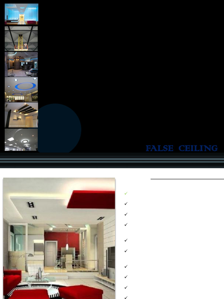 Pdfcoffee.com False Ceiling 5 PDF Free | PDF | Drywall | Plywood