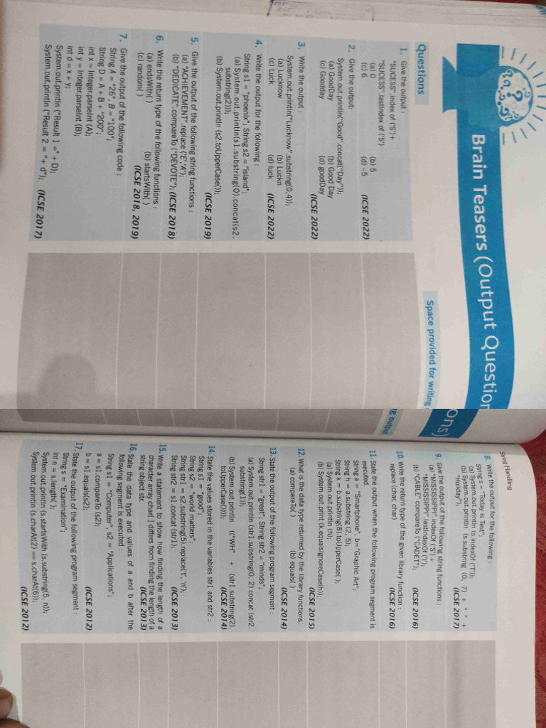 Output9 String | PDF