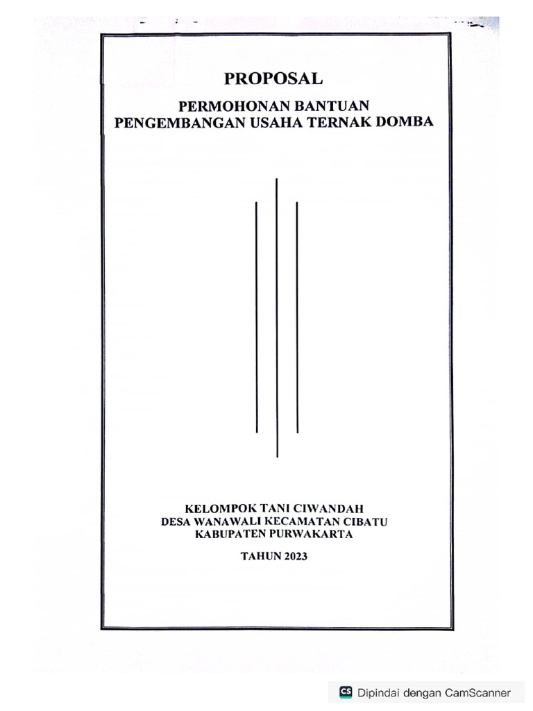 Proposal Domba | PDF