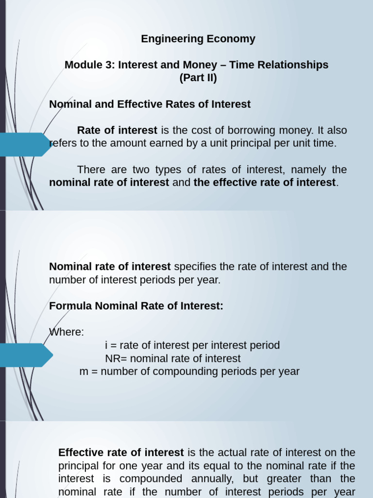 Eco Module 3 Power Point | PDF | Interest | Compound Interest