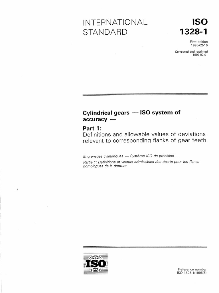 Iso 1328-1 1995 | PDF