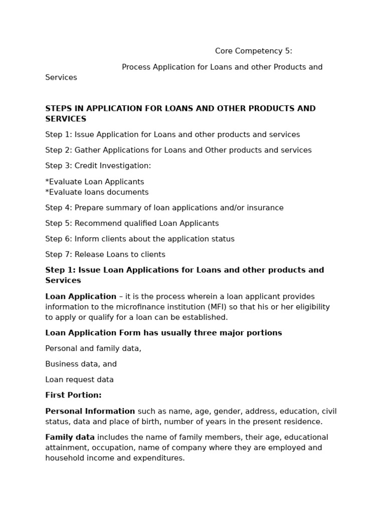 Document | PDF | Microfinance | Loans