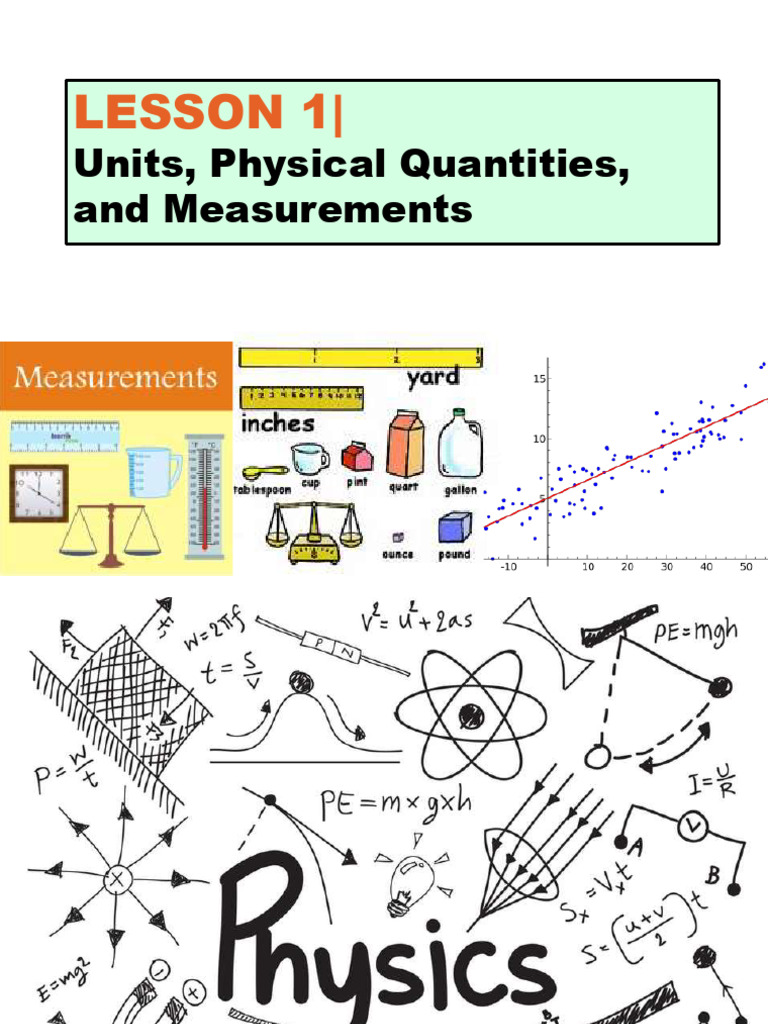 Physics Lesson 1 Units and Physical Quantities | PDF | Measurement ...