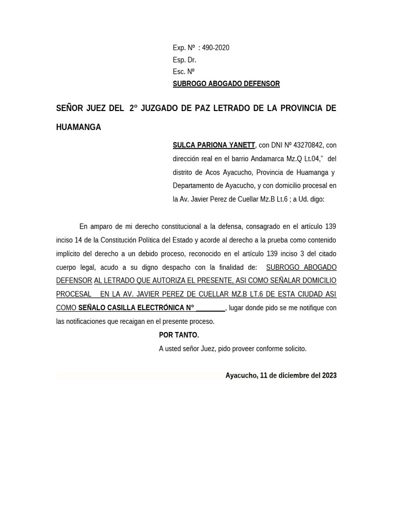 Caso Yanet | PDF | Demanda judicial | Fiscal