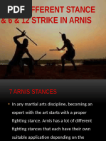 12 Strikes and Blocks in Arnis | PDF