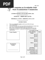 2024 JCE Science Paper 2 Exam | PDF | Force | Gases