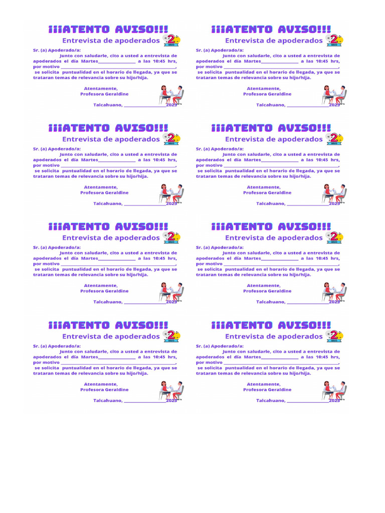 Citacion Apoderado | PDF