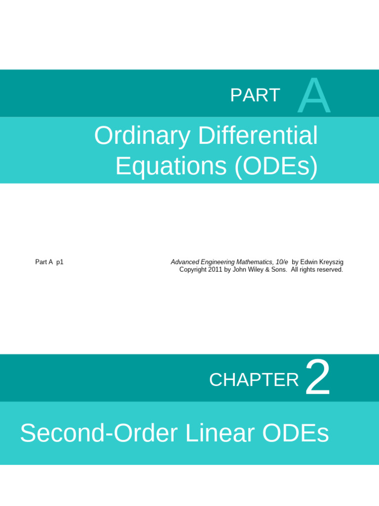 ch2 (1) | PDF | Ordinary Differential Equation | Mathematical Objects