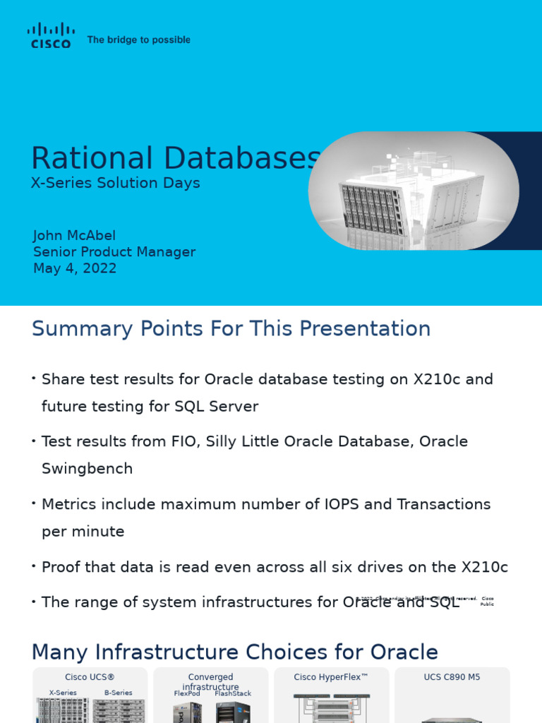ucsx-rack-rational-databases | PDF | Scalability | Databases