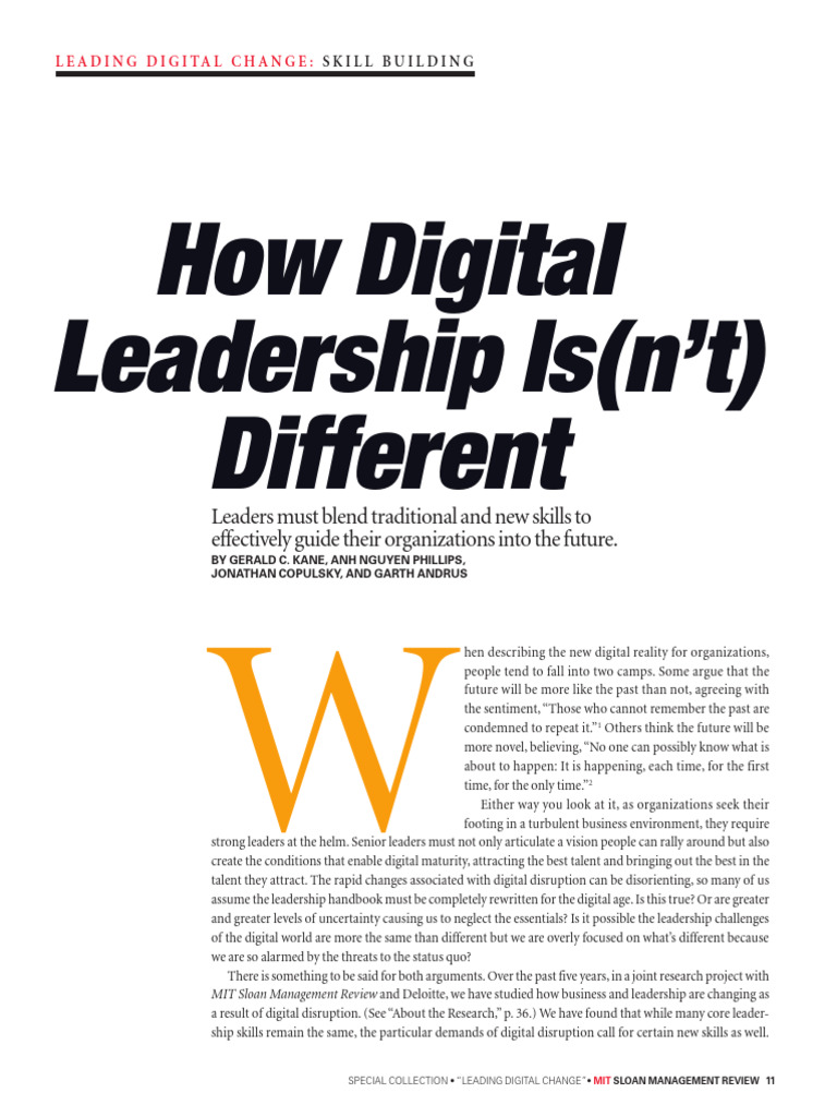 How Digital Leadership Is (N'T) Different-Leading-Digital-Change ...