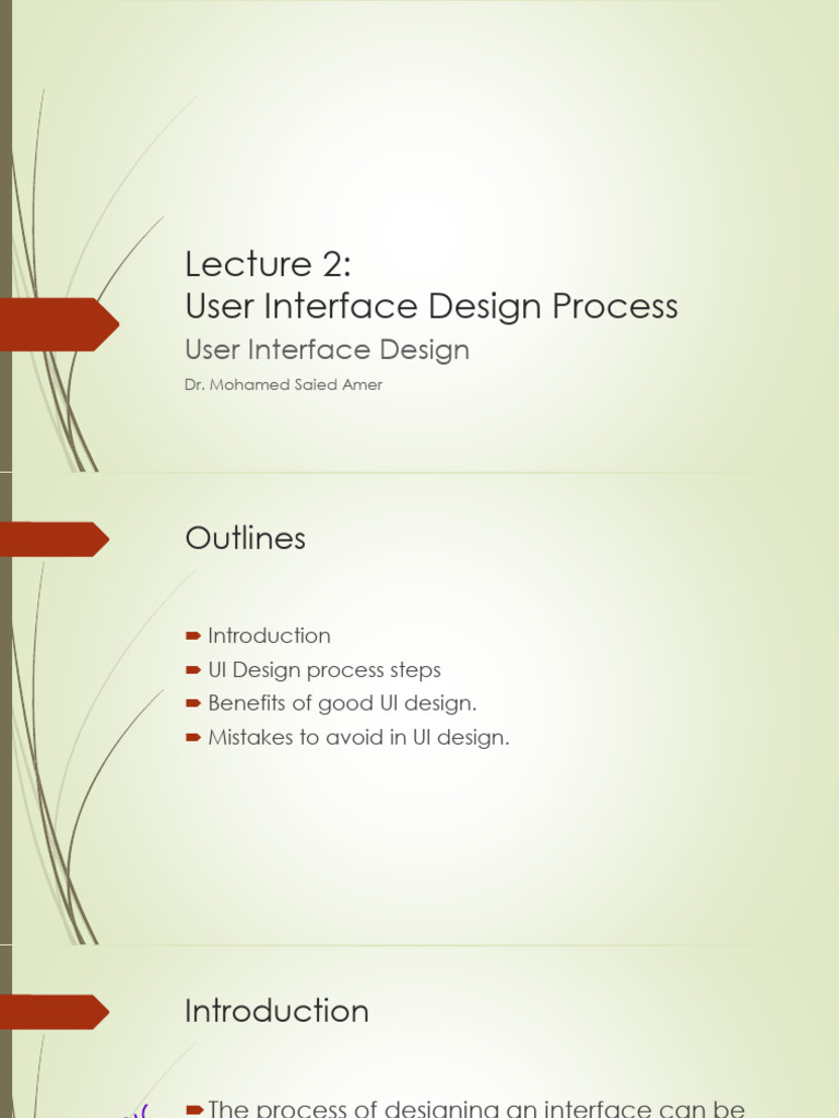 Lecture-2 | PDF | User Interface Design | Usability