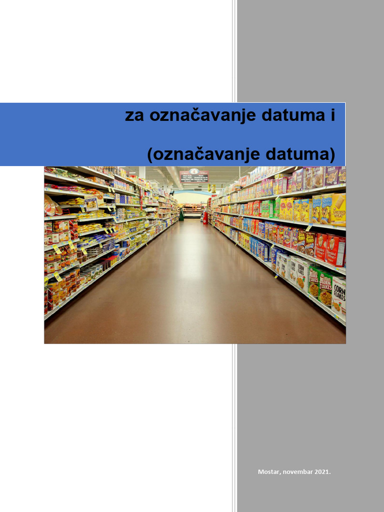 Smjernice Za Oznacavanje Datuma | PDF
