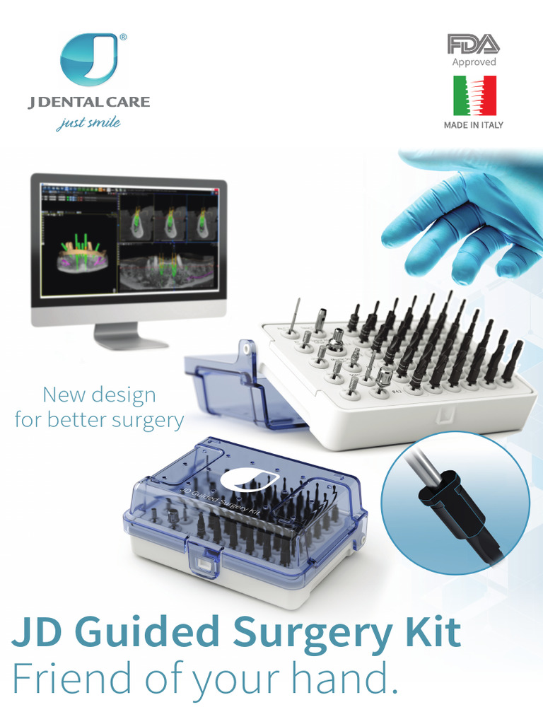 Brochure JD Guided Surgery Kit | PDF | Dental Implant | Medical Specialties