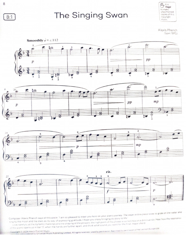 The Singing Swan | PDF