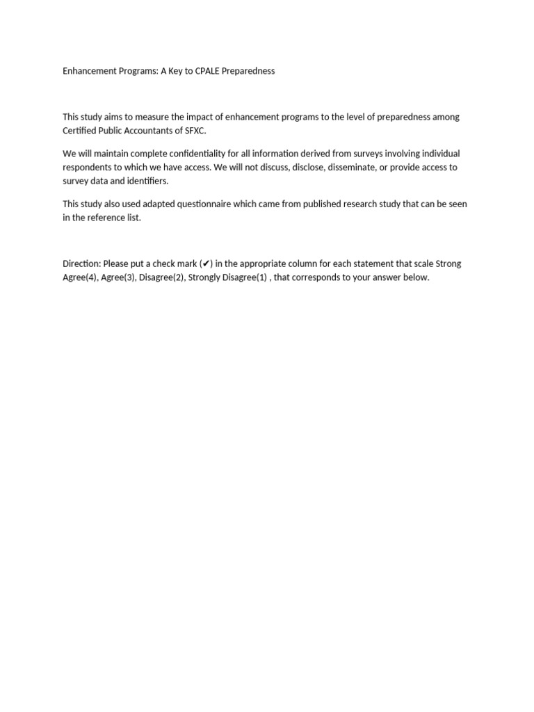 Revised Questionnaire Only-Wps Office | PDF