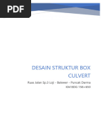 Buku Standard Box Culvert Tipe Single | PDF