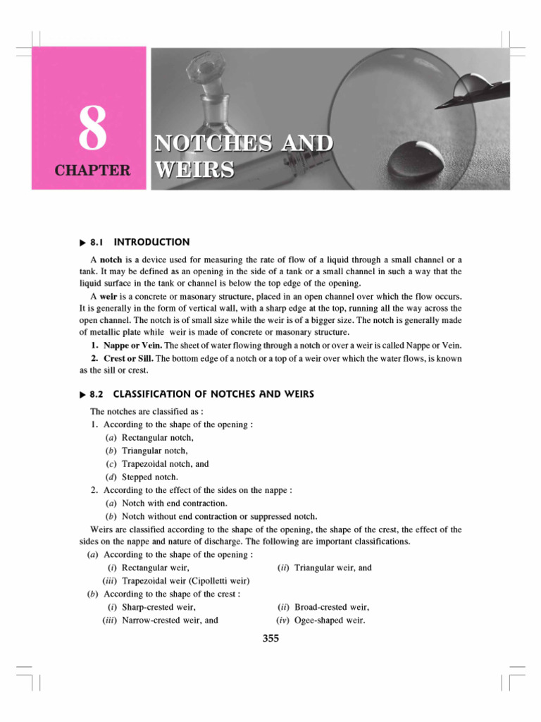 Notche and Weirs | PDF