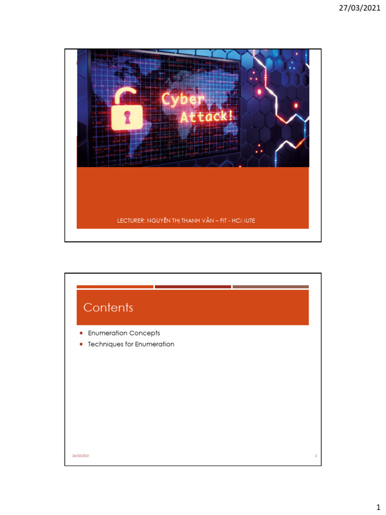 Chapter 4 - Enumeration | PDF | Computer Network | Domain Name System