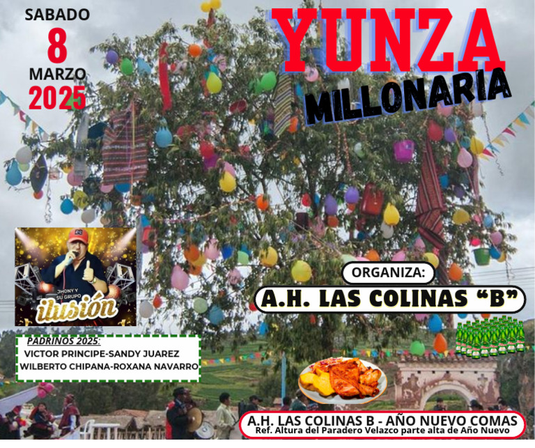 Yunza 2025: Celebración en Las Colinas B | PDF