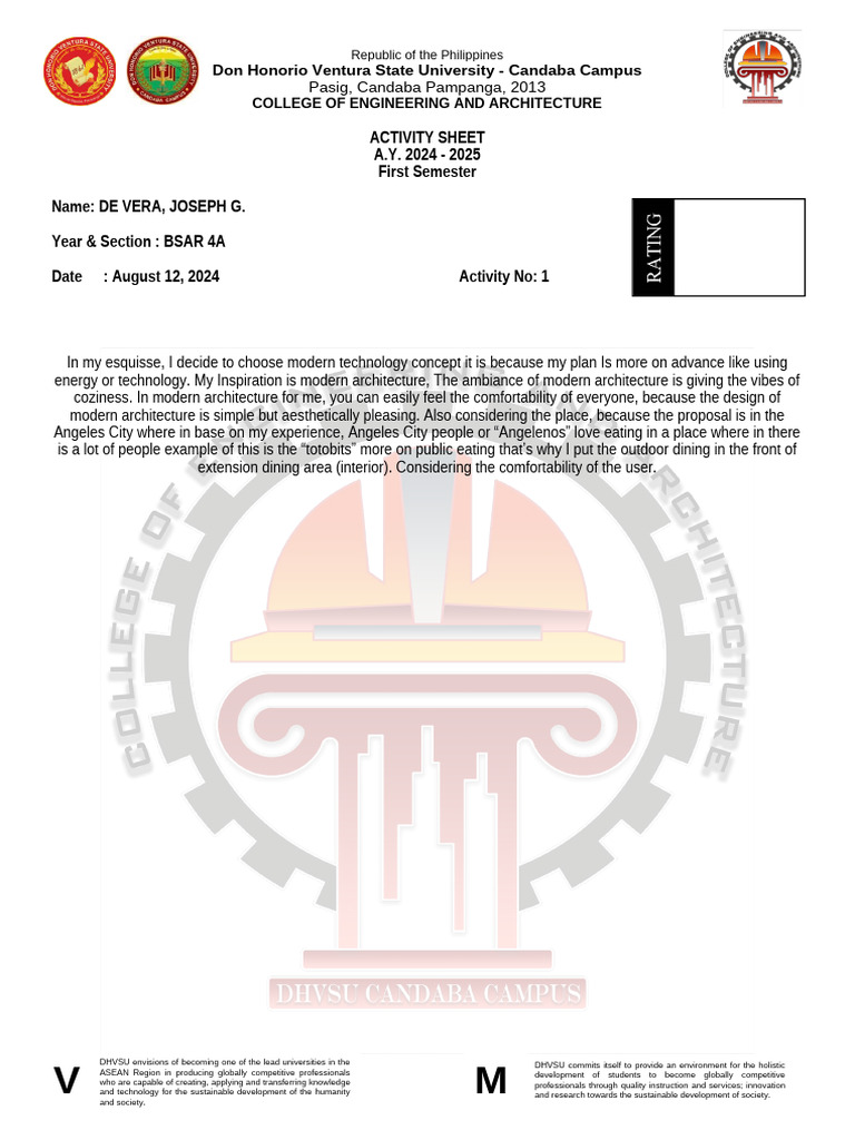 Modern Architecture Concepts for BSAR 4A | PDF