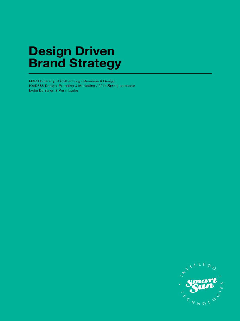 Design Driven Brand Strategy | PDF