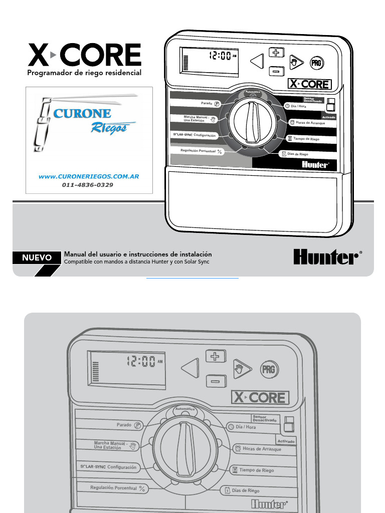 Hunter Programador XC | PDF | Relé | Cambiar