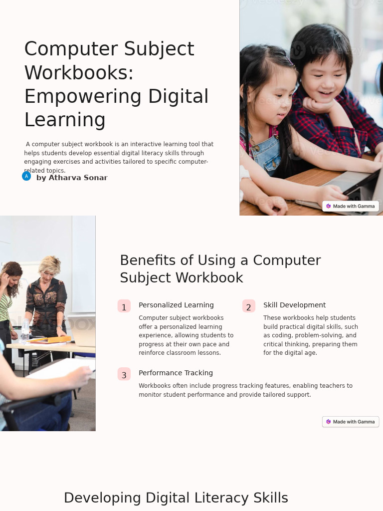 Computer Subject Workbooks Empowering Digital Learning | PDF ...