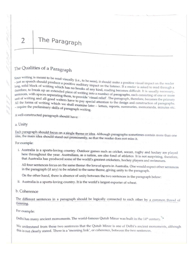 Paragraph Writing | PDF