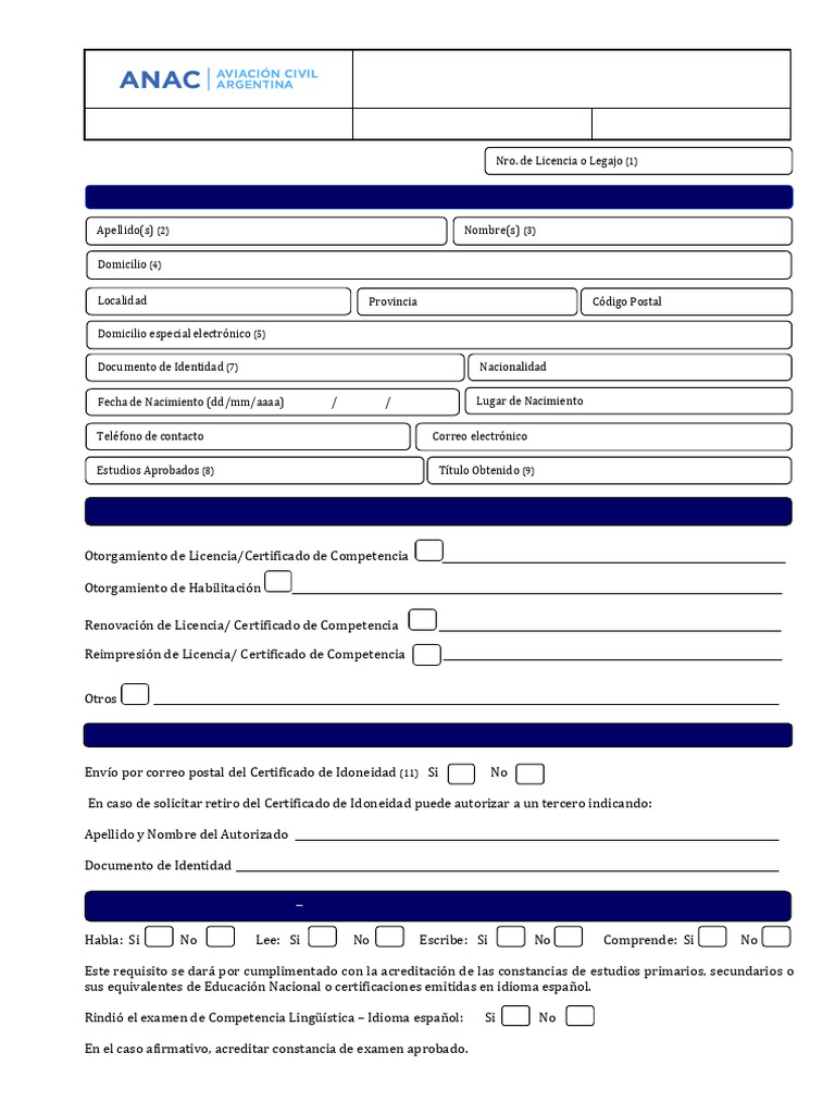 Formulario de Solicitud de Licencia Docente | PDF