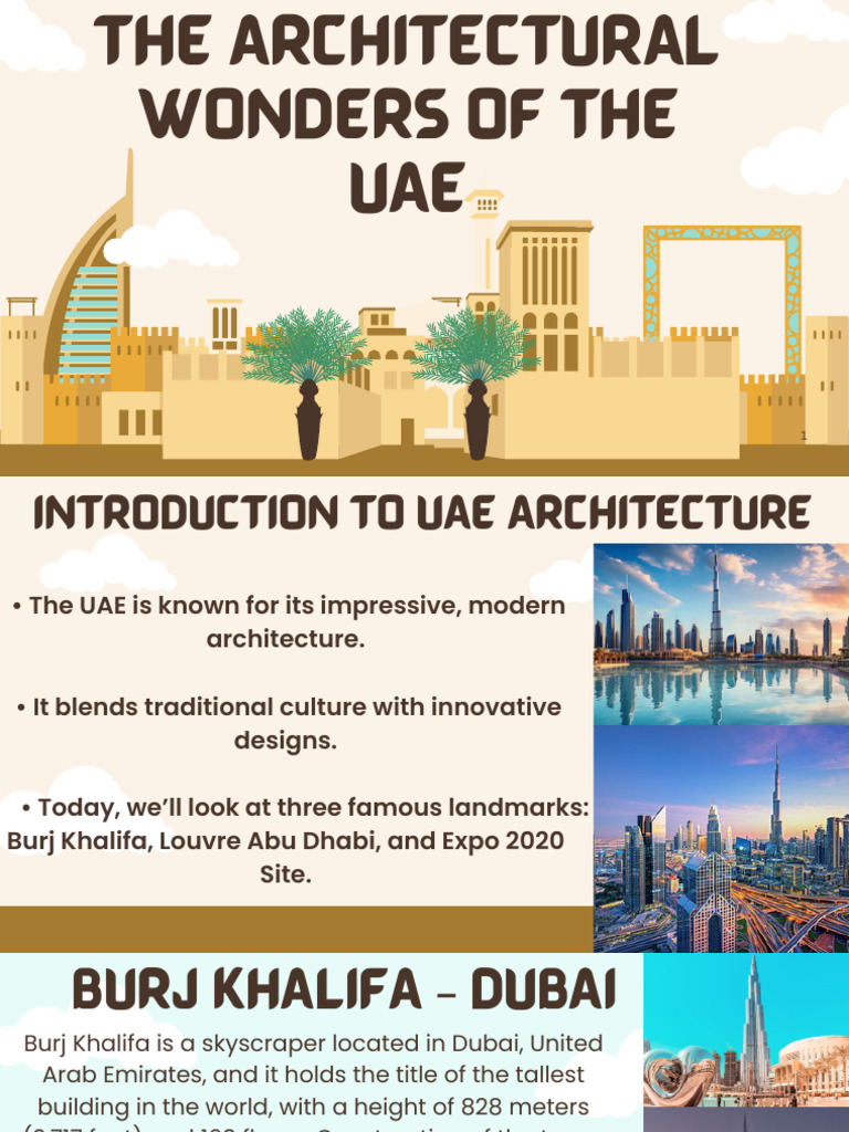 Architectural Marvels of the UAE | PDF | Dubai | United Arab Emirates